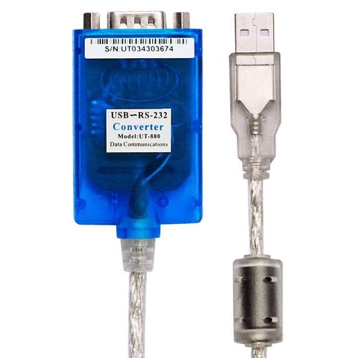 1Pcs/Lot USB To RS232 Serial 9-Pin Serial Cable DB9 USB Industrial ...