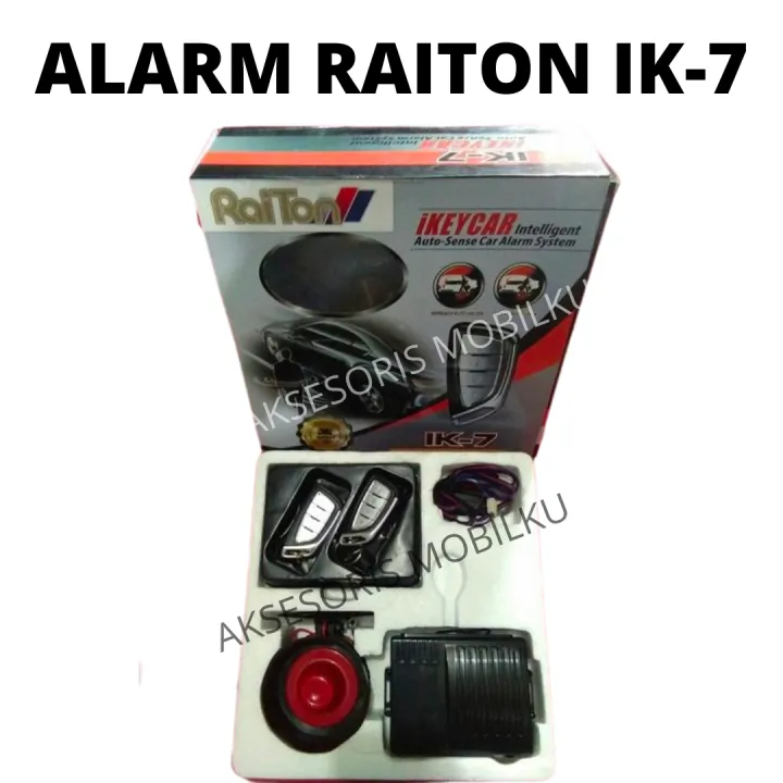 INTELLIGENT SENSING CAR ALARM SYSTEM ANTI MALING MOBIL ZEBRA RAITON IK ...