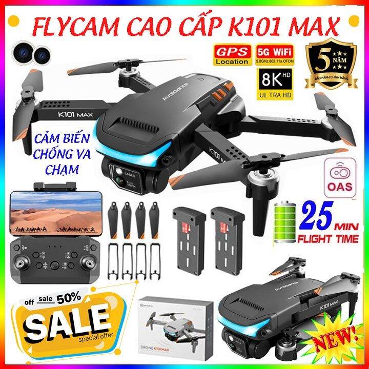 Flycam K101 Max - Drone Camera 4k - Laycam Điều khiển Từ Xa - Phờ Lai ...