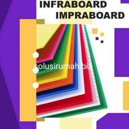 infraboard impraboard 750 x 625 mm lembaran warna pp board corrugated ...
