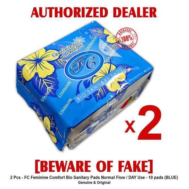 Avail FC Feminine Comfort Bio Sanitary DAY Pads Pad BLUE 10's AUTHENTIC ...