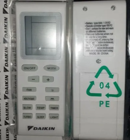 REMOTE AC SPLIT DAIKIN STANDAR ARC467A1 type remote YB1F2 | Lazada ...