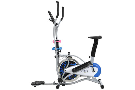 Xe đạp tập obitrack elite mo 2085 màn hình lcd, có yên ngồi, tạ tập tay