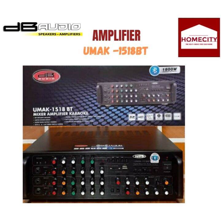 DB AUDIO AMPLIFIER UMAK 1518BT | Lazada PH