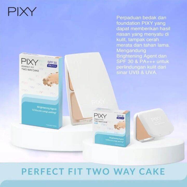 PIXY TWC Two Way Cake Perfect Fit - Bedak Padat | Lazada Indonesia