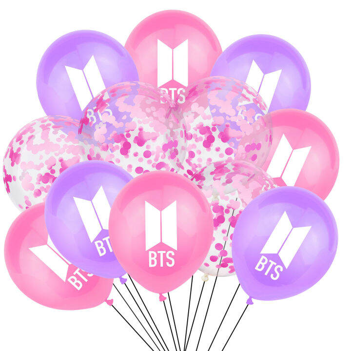 30pcs BTS Balloon for Birthday Party bts bday decoration balloons Set ...