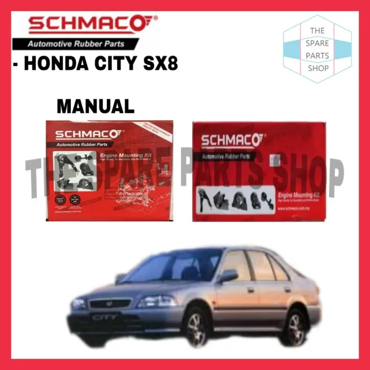 HONDA CITY SX8 MANUAL SCHMACO ENGINE MOUNTING KIT SET (4PCS IN 1 SET ...