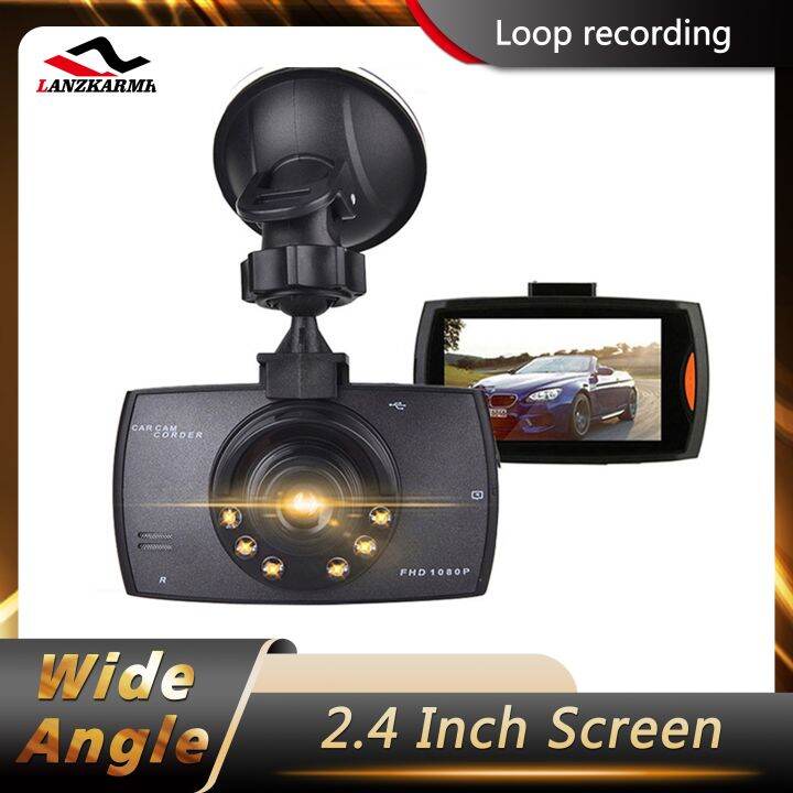 Car Dashcam DVR 1080P Auto Video Recorder 2.4 Inch Parking Monitor ...