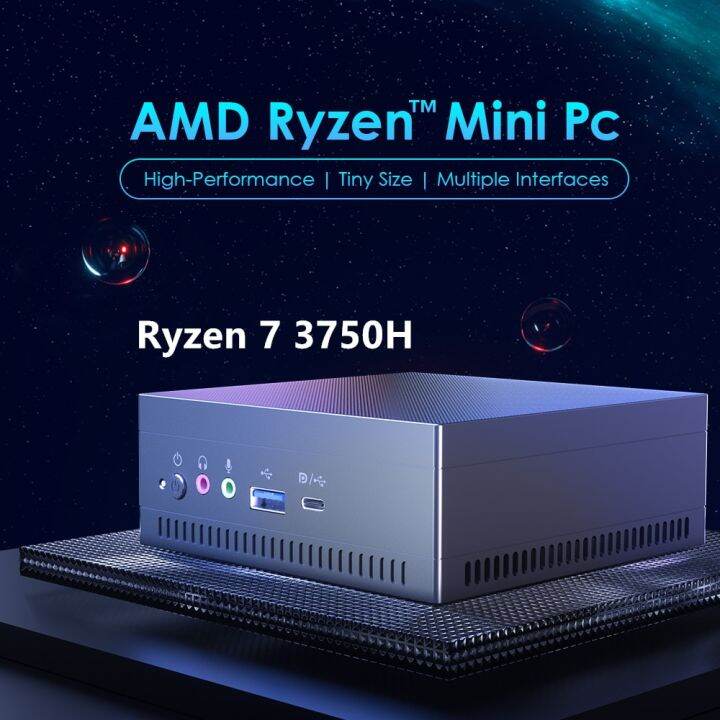 AMD NUC Mini Computer Ryzen 7 3750H 2700U R3 3200U Vega Graphic 2*DDR4 ...