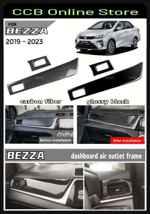 PERODUA BEZZA 2019 - 2022 Dashboard Air Outlet Frame Panel Cover ...