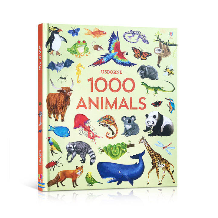 Usborne 1000 animals animal world popular science book English subject ...