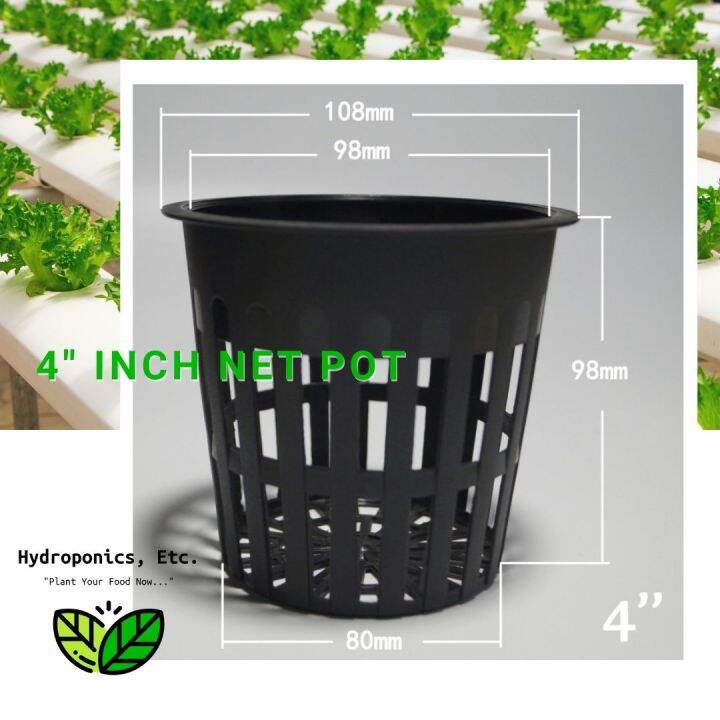 4" Net Pot for Hydroponic Planting (Pack of 25 Net Pots) | Lazada PH