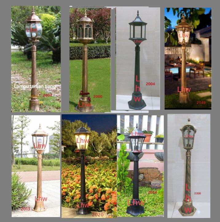 Lampu hias tiang taman 2000, 2003, 2044, 2013, 2034, 2200 outdoor ...