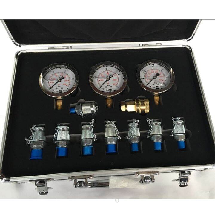 Excavator Hydraulic Gauge with Tool Box Test Table, Combination Meter ...