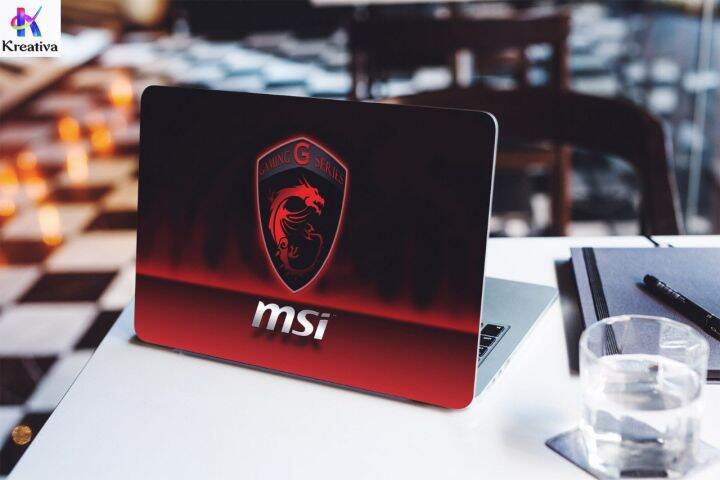 stiker laptop sticker notebook karakter Garksin skin laptop msi gaming ...