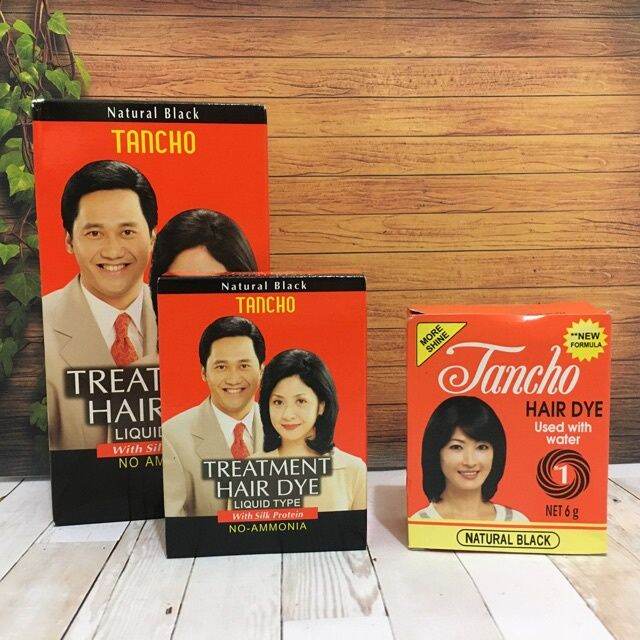 Tancho Treatment Hair Dye / Semir Rambut Hitam liquid / powder | Lazada