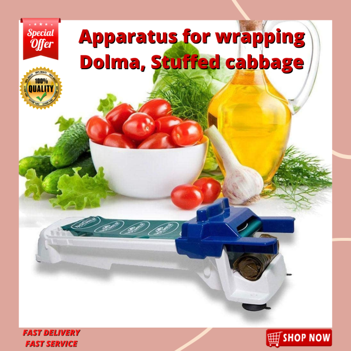 Dolmer Roller Machine, PeSandy Sushi Roller Vegetable Meat Rolling Tool ...