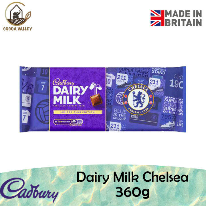 Cadbury Dairy Milk Chelsea Chocolate Bar 360g (Made in UK) | Lazada