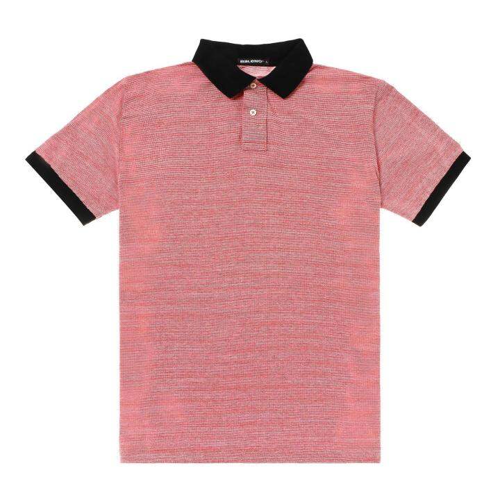 Baleno Men’s Jacquard Knit Polo Shirt in Red | Lazada PH
