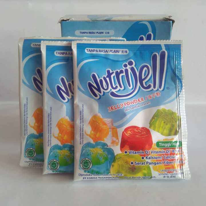 Nutrijell Tanpa Rasa/Plain 15 Gram 1 Dus | Lazada Indonesia