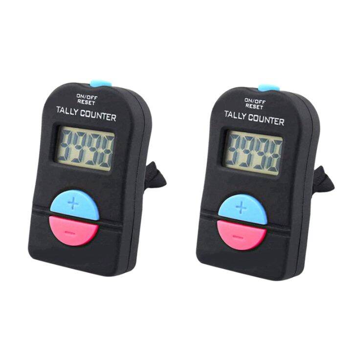 2 Pcs Digital Hand Tally Counter Digital Counting Counter Electronic ...