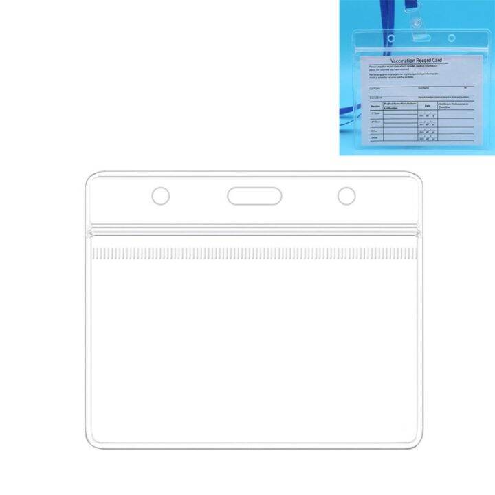 Vaccine ID Card Name Tag Badge Card Holder Vaccination Card Protector ...
