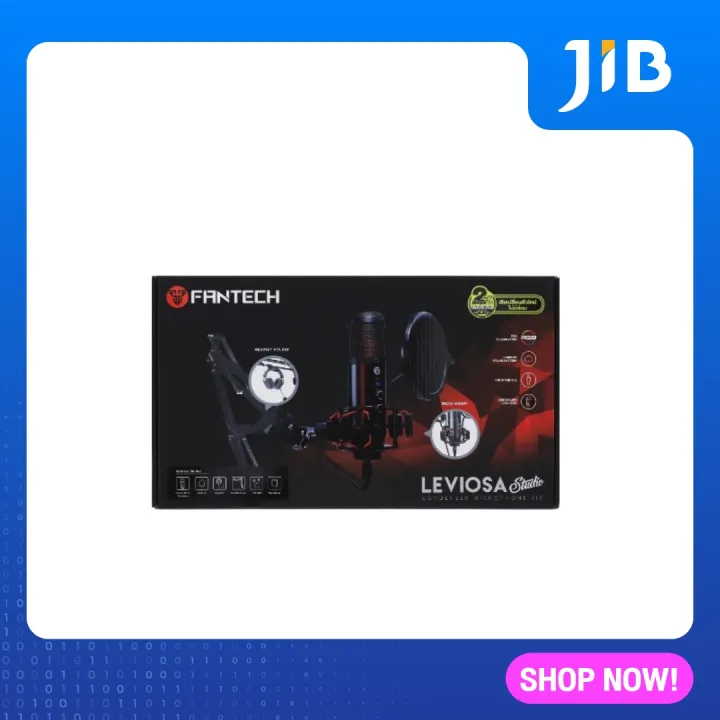 MICROPHONE (ไมโครโฟน) FANTECH LEVIOSA STUDIO (BLACK) | Lazada.co.th