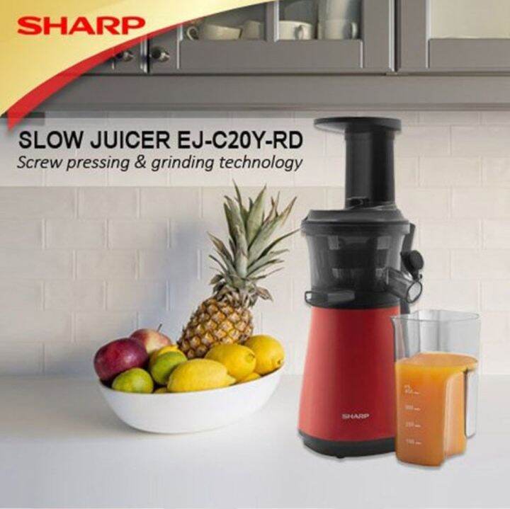 SHARP EJC20YRD SLOW JUICER RED - SURABAYA | Lazada Indonesia