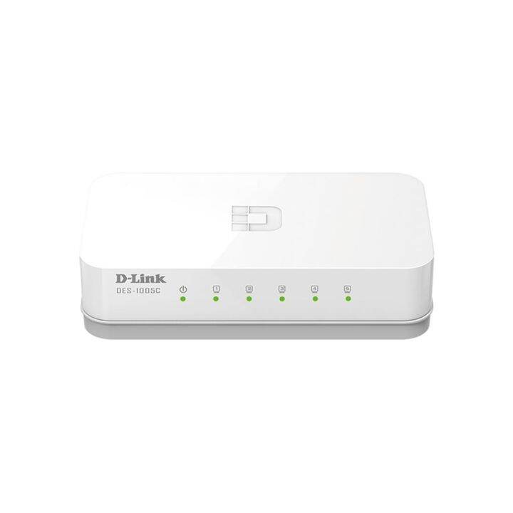 DLINK SWITCH & ROUTER DLINK, UNMANAGED SWITCH 5PORT Model : DES-1005C ...