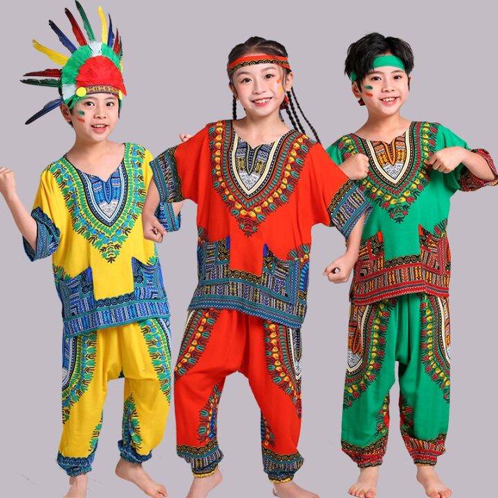 Darna costume for kids Performance Costume African Drum Show Minority ...