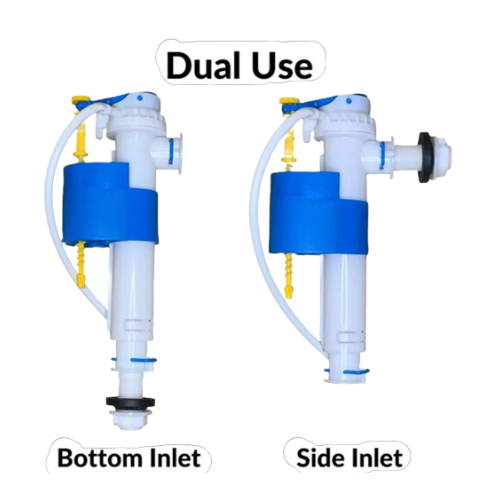 Qone 2 in 1 Side and Bottom Dual Inlet Valve | Lazada