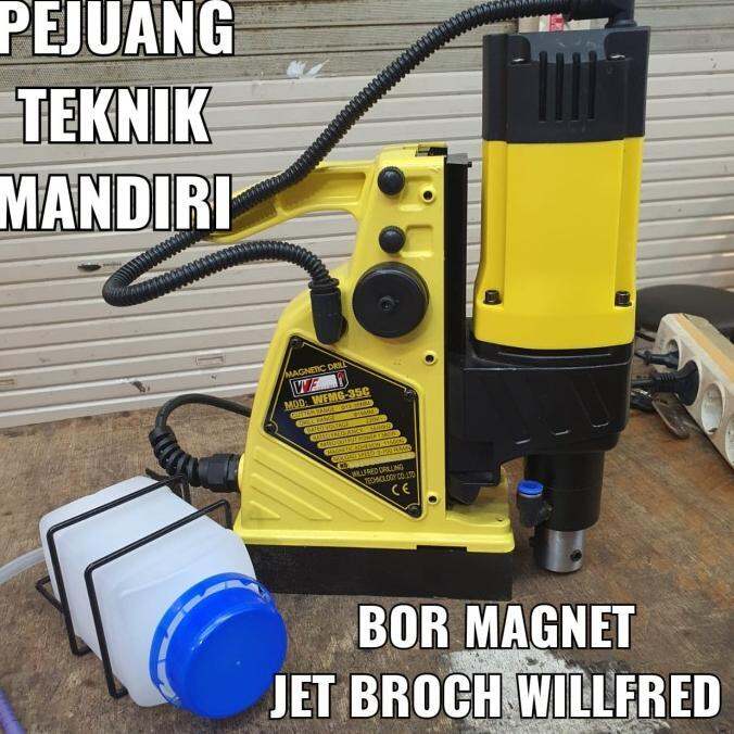 MESIN BOR MAGNET JETBROACH WILLFRED WFMG-35C / BOR MAGNET JET BROACH ...