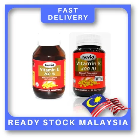 HOVID VITAMIN E 400IU ( 60 CAPSULE) | Lazada