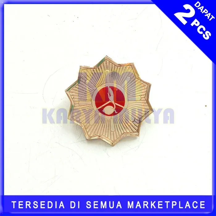 Pin Tanda Jabatan Pramuka Pembantu Pembina Penggalang Warna Merah Pin ...