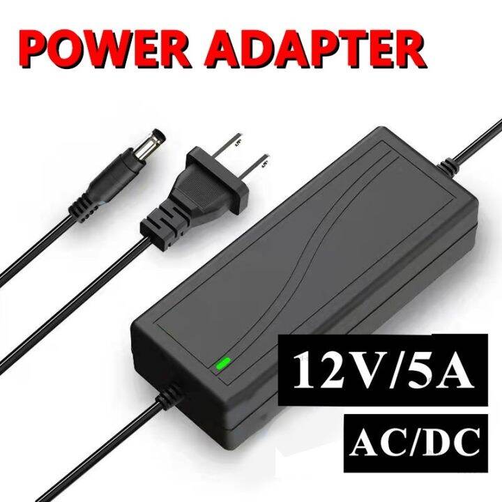 Power Supply Adapter AC/DC Laptop Charger 220V To DC 12V 5A Balancer ...
