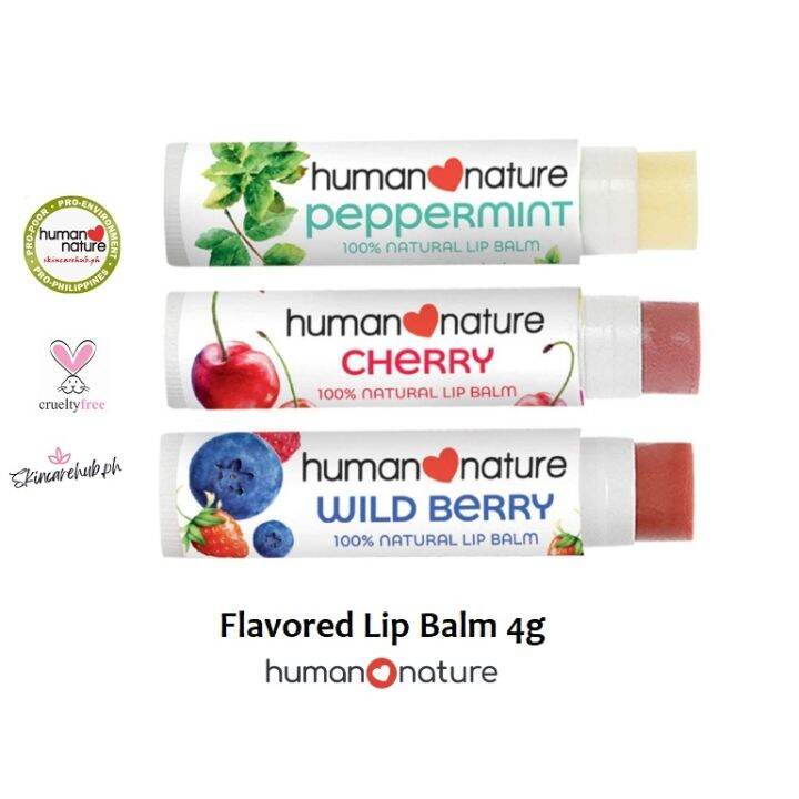Human Nature Flavored Lip Balm 4g 100 Natural | Lazada PH