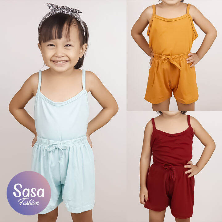 SASA Plain Coordinate Set Sando with Short for Kids JANA | Lazada PH