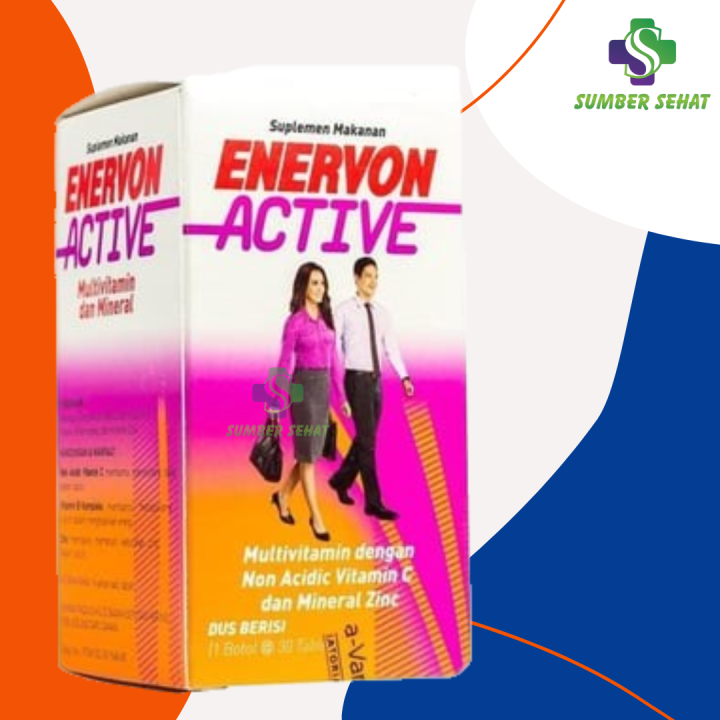 ENERVON C ACTIVE 500 MG BOTOL 30 TABLET | Lazada Indonesia