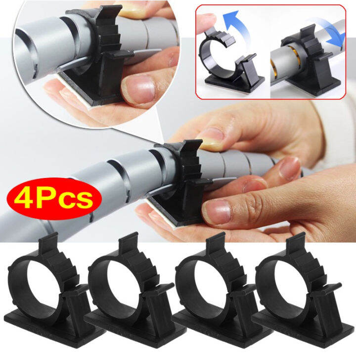 4PCS Self-Adhesive Cable Clips Management Charging Power Cord Organizer ...