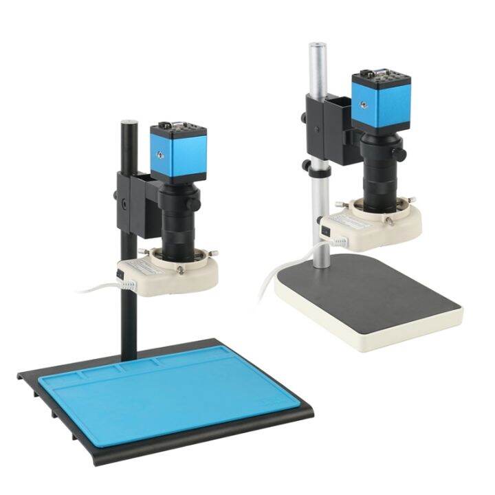 HDMI VGA Industrial Digital Video Microscope Camera +100X C-Mount Lens ...