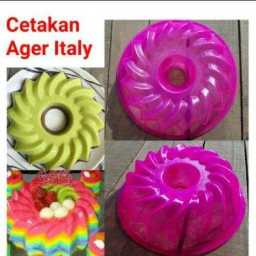 cetakan agar-agar italy/cetakan puding ulir/cetakan jelly | Lazada ...