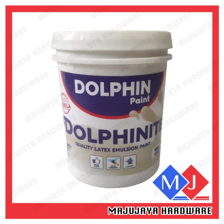 [ 1 Liter ] DOLPHIN Dolphinite Quality Latex Emulsion Paint Matt Finish ...