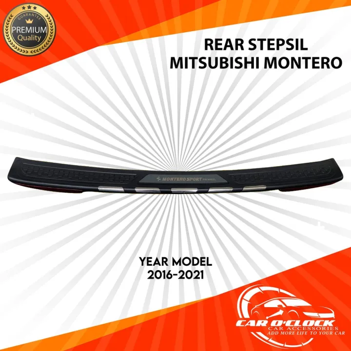 Montero Rear Stepsill Bumper Guard (2016-2020) | Lazada PH