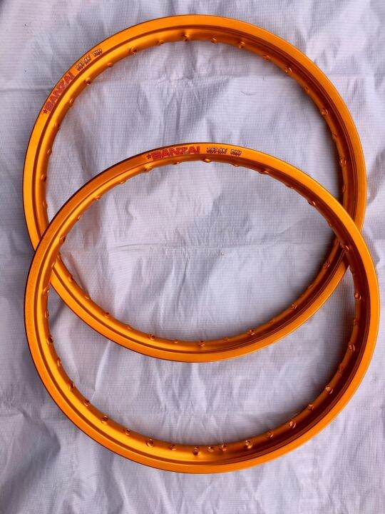 ขอบล้อ บันไซ Banzai สีทองวินเทจ 1.4x17 (1 คุ่) ล้อสี ล่อโล RIM | Lazada ...