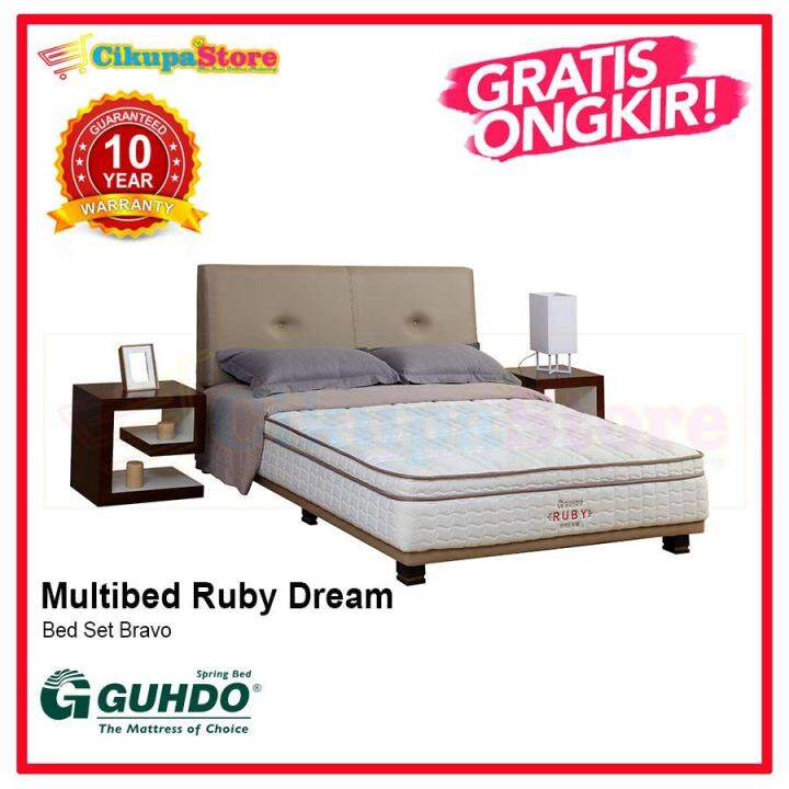 Springbed Guhdo Multibed Ruby Dream Bravo Uk 160x200 - Bed Set | Lazada Indonesia