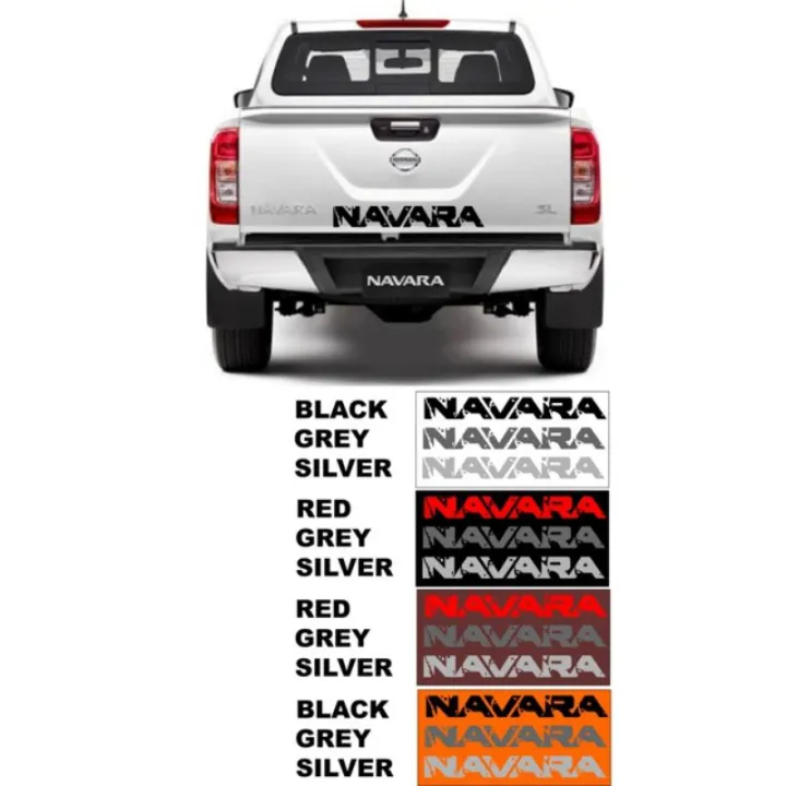 【Ready Stock】 Nissan Navara Sticker 1pc tailgate sticker | Lazada PH