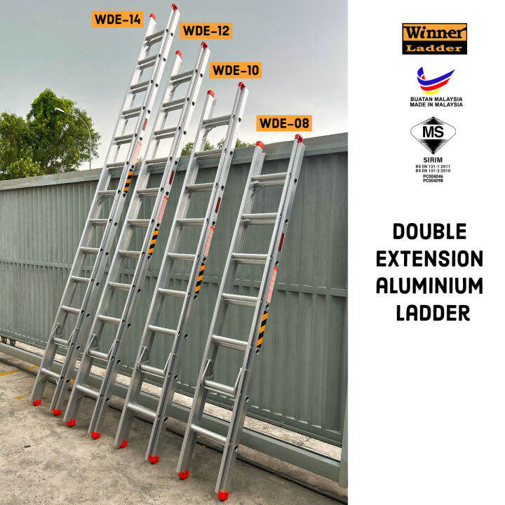 Winner Ladder Heavy Duty Aluminium Ladder (Single Pole/ Double ...