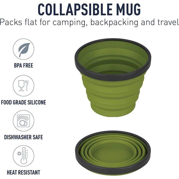 Sea To Summit X-Mug 480มล. แก้วมัค X ประหยัดพื้นที่สำหรับเครื่องดื่ม ...
