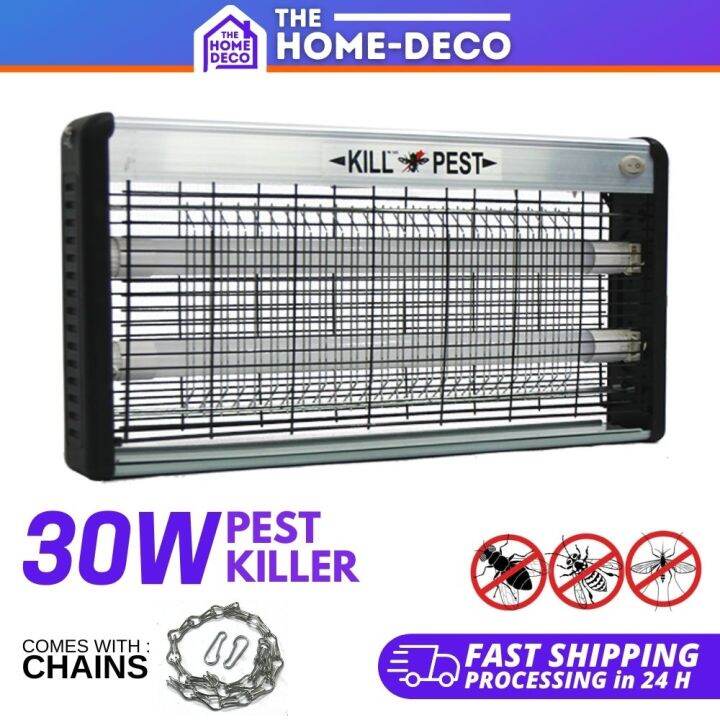 Electric Pest Killer 30W Insect Mosquito Flies Shock Trap Flies ...