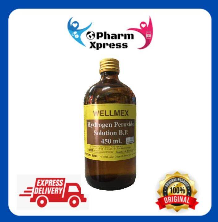 Wellmex H2O2 Hydrogen peroxide 450ML (ready stock) | Lazada